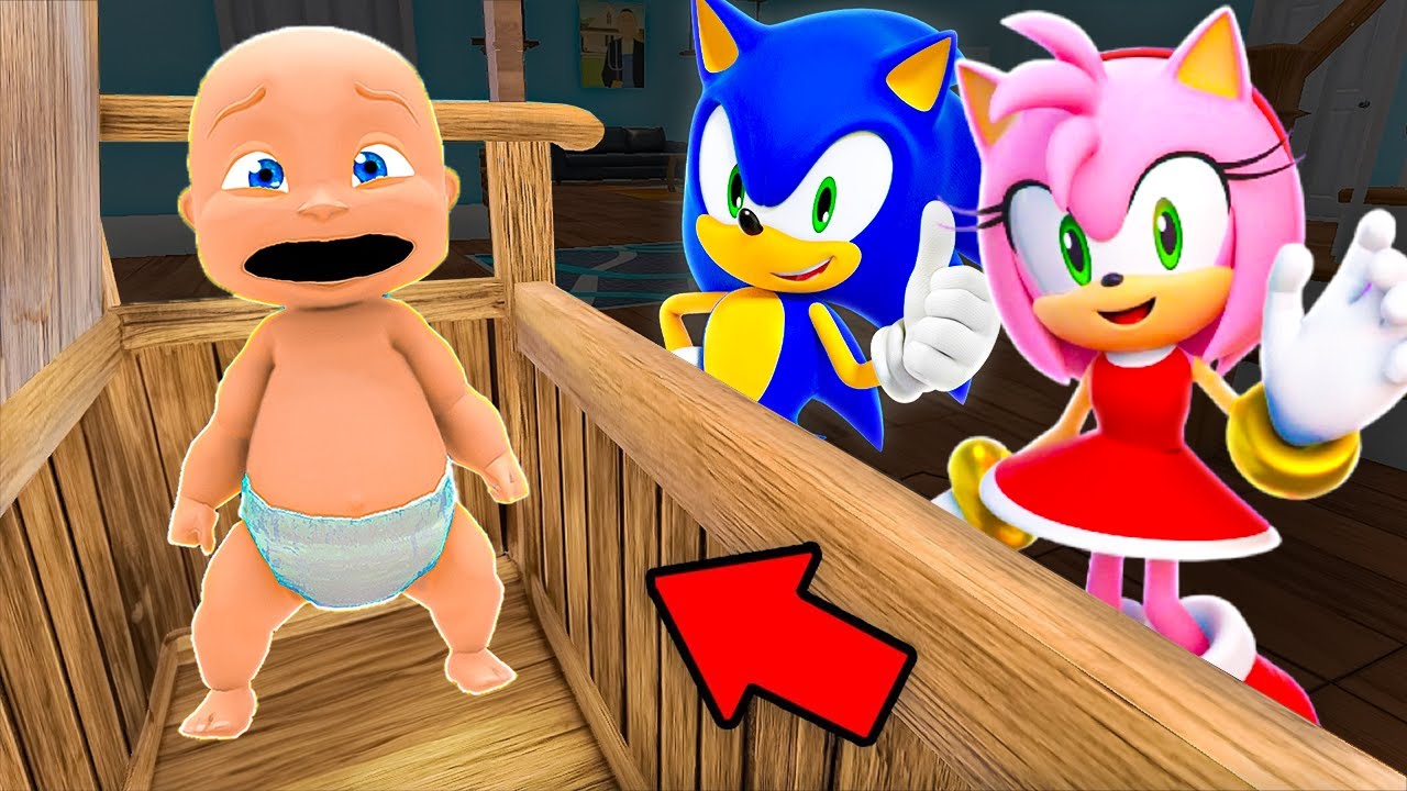 Baby and SONIC FAMILY Play Hide and Seek! - YouTube