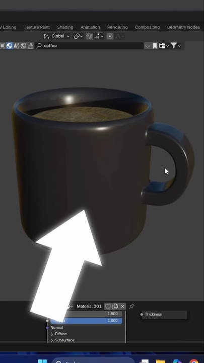Blender Advent Calendar Day 20 | Coffee Mug 💯 #blender #b3d #blender3d #tutorial #3dart - YouTube