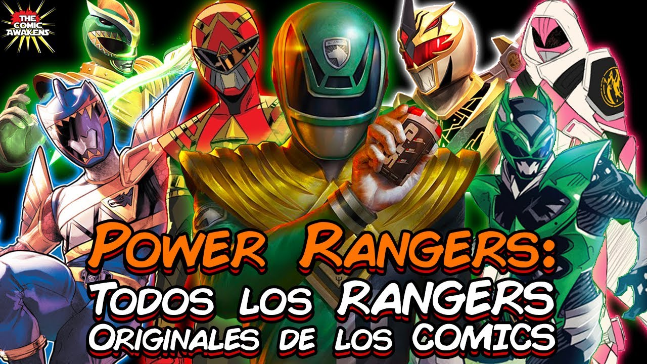 Power Rangers: Todos los Rangers originales de los cómics parte 1 - YouTube