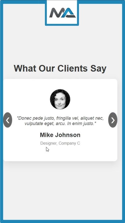 Create a Stunning Testimonial Slider in 60 Seconds! ⏱️ (HTML, CSS ...