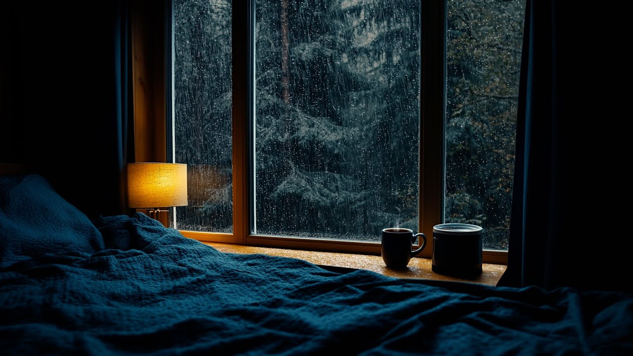 Sleep Soundly Through Rainy Night | Relax with Soothing Rain Sounds to ...