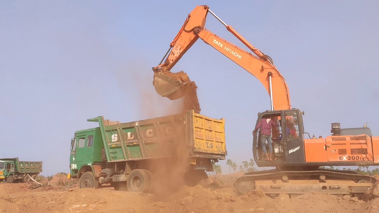 Tata Hitachi Ex 200 LC || Poclain Excavator Model EX200LC # ...