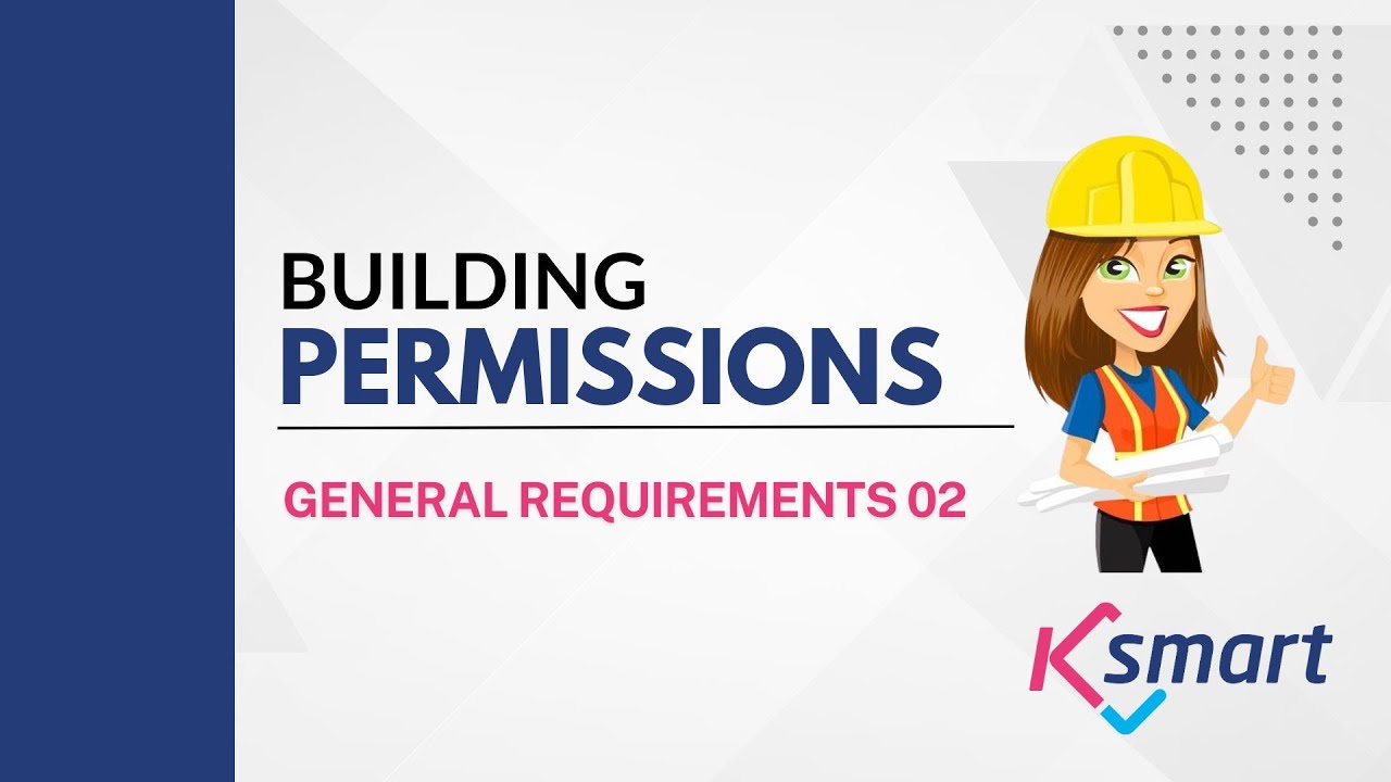 BUILDING PERMISSIONS | KSmart | General Requirements 02 | Kerala ...