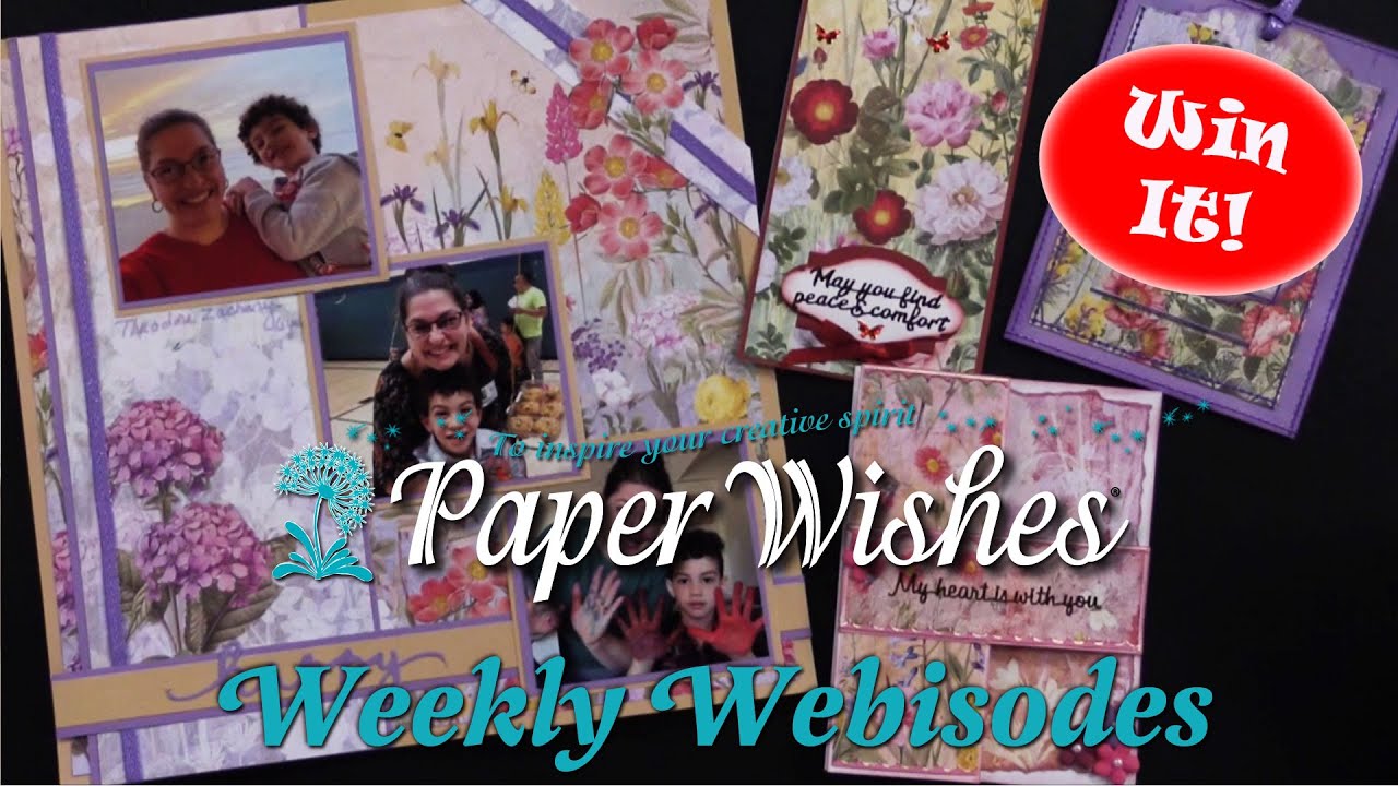 1 Scrapbook Page & 3 Card Ideas Using Meadow Garden by Crafter's ...