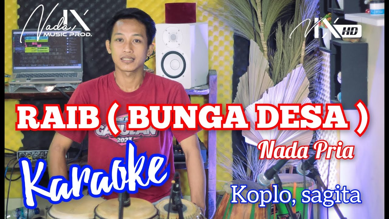 RAIB (BUNGA DESA) KARAOKE - RHOMA IRAMA - NADA PRIA- AUDIO HIGH QUALITY ...