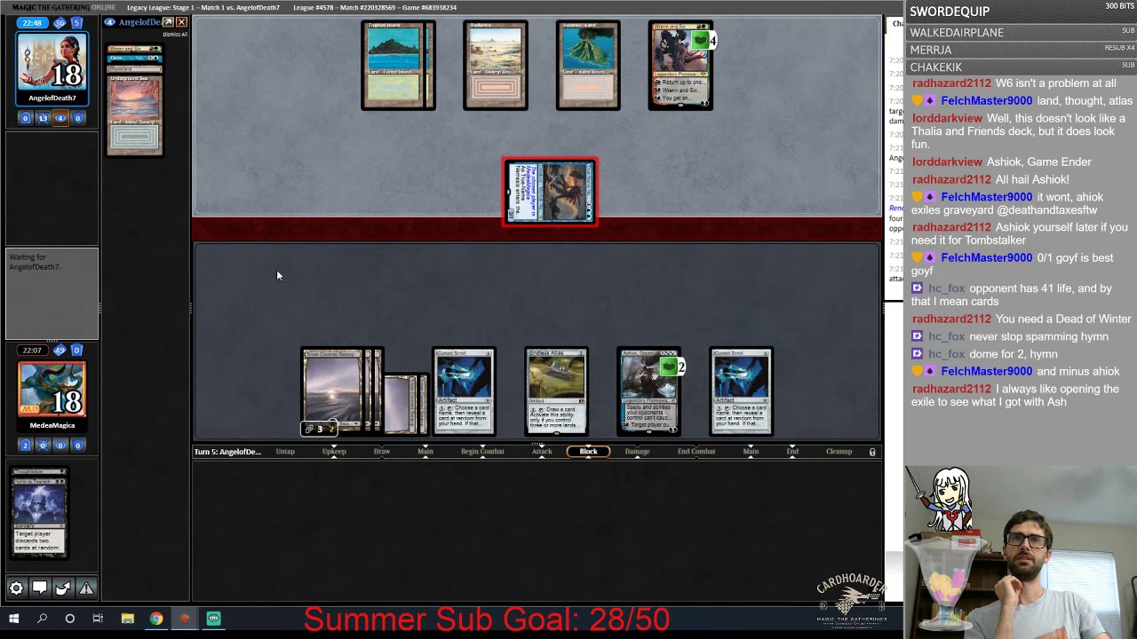 Legacy Mono Black Control Featuring Ashiok, Phyrexian Obliterator ...