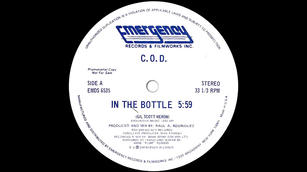 C O D In The Bottle YouTube C O D In The Bottle YouTube