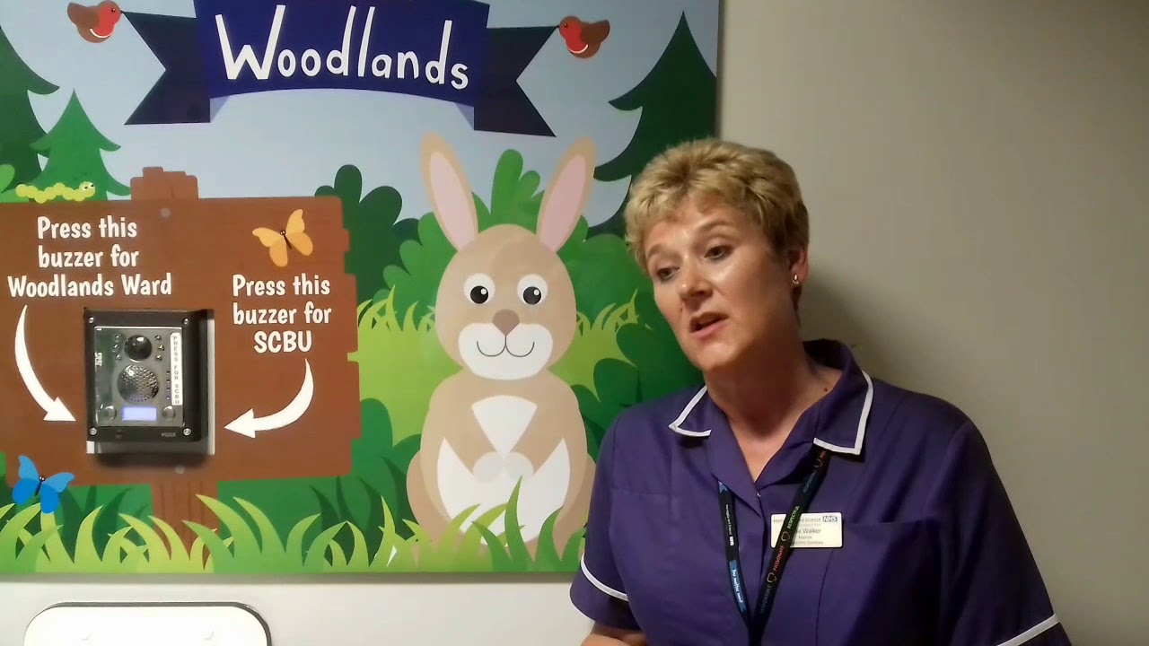 Paediatric Services Matron Julie Walker on vibrant new artwork - YouTube