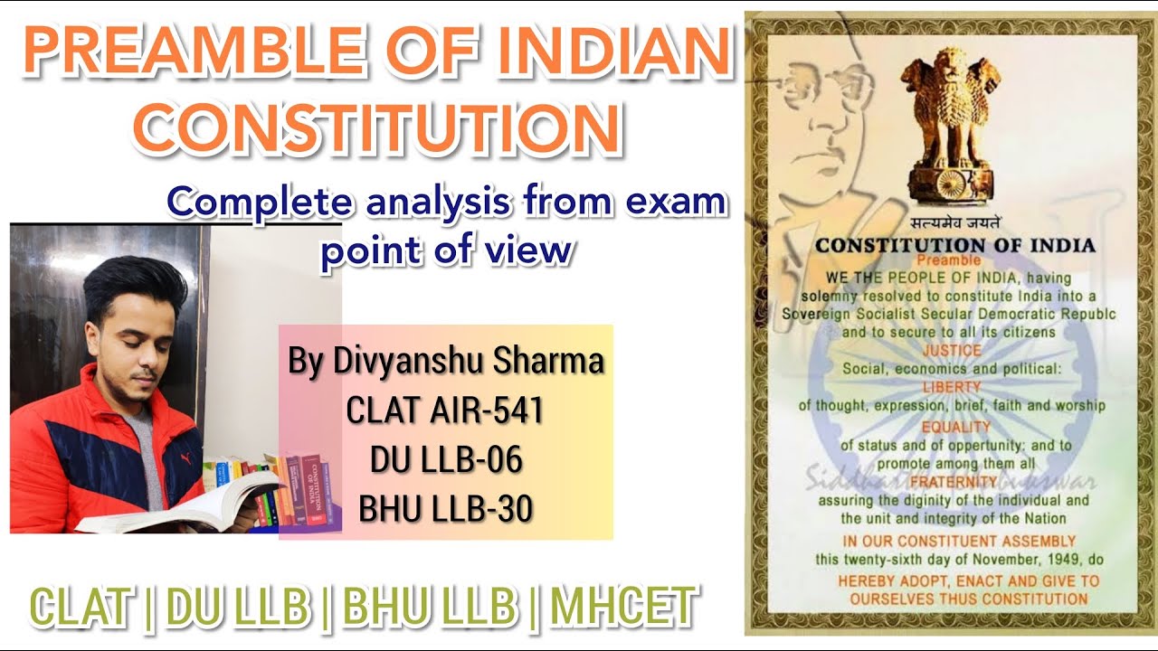 Preamble of Indian Constitution | Detailed Explanation | Indian Polity ...
