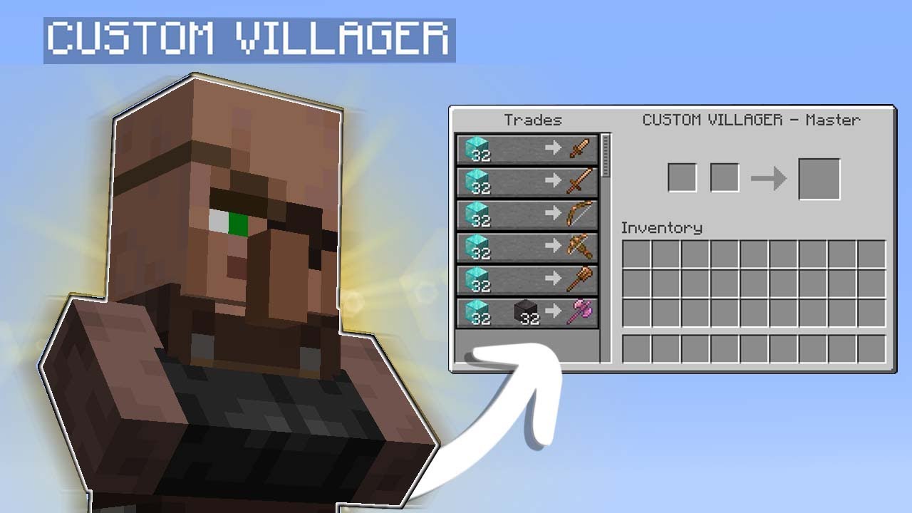 Como Hacer Que Los Aldeanos Tradeen Items De Mods [Minecraft - YouTube