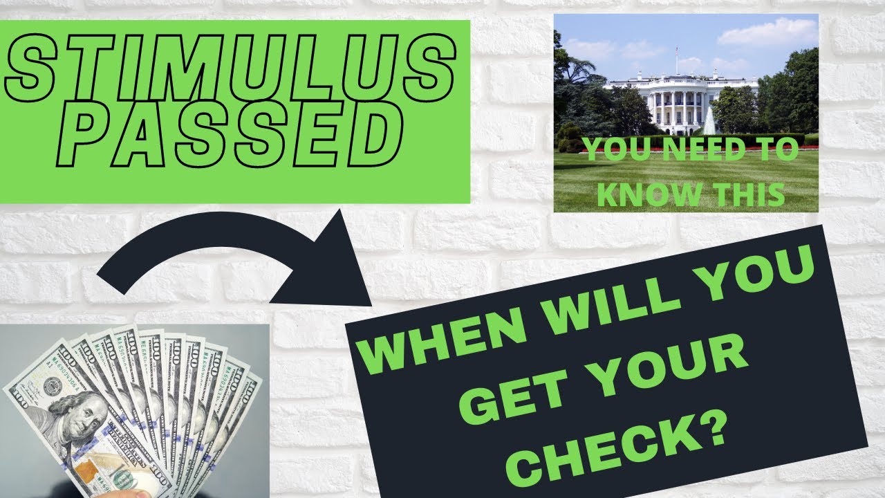 STIMULUS SIGNED!! What you need to know going forward.. STIMULUS UPDATE ...