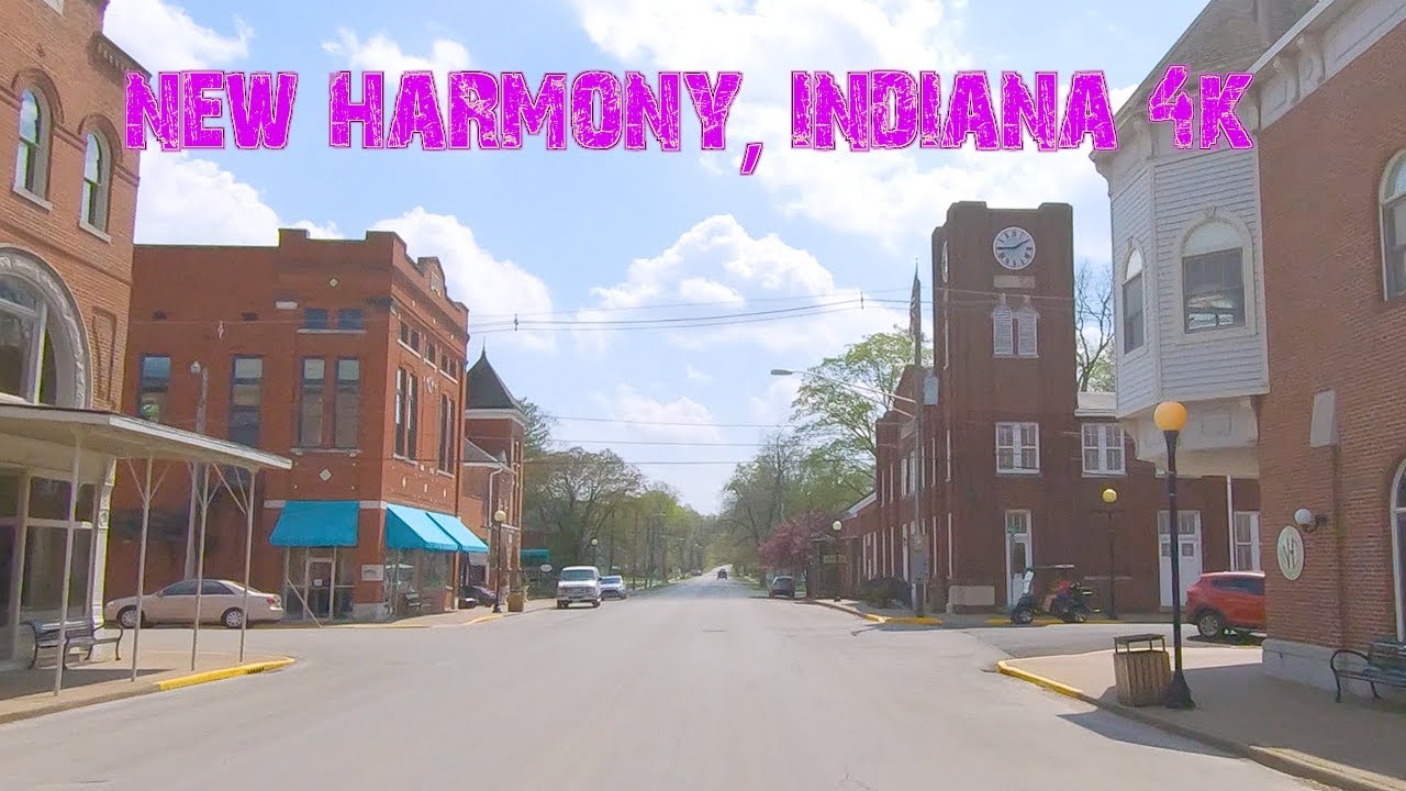 This Small Town Is Worth Visiting: New Harmony, Indiana 4K. - YouTube