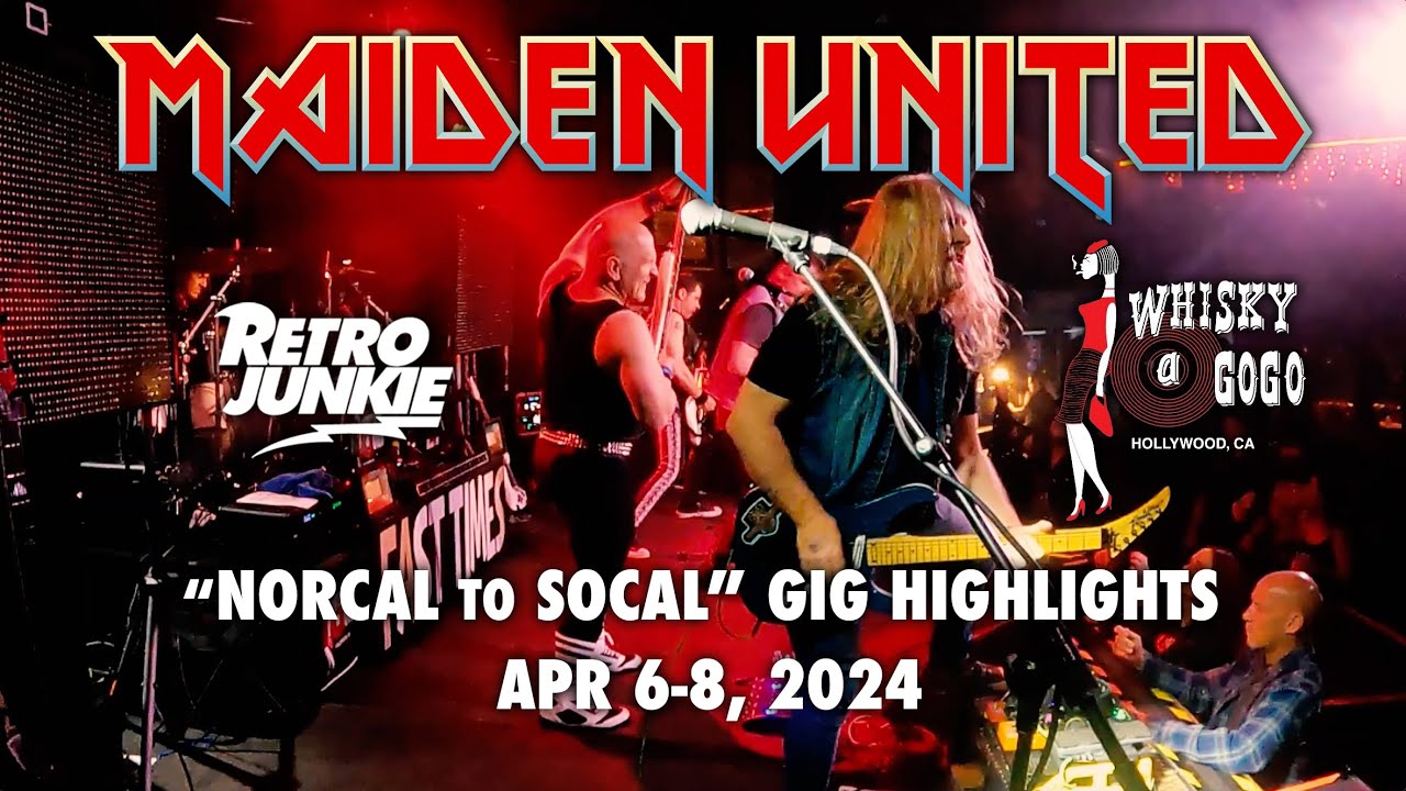 Maiden United, NorCal to SoCal Live on April 6 and 8, 2024 - YouTube