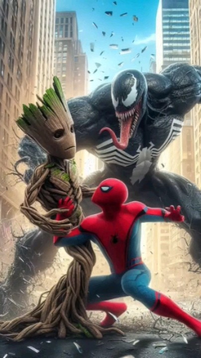 Spider man Groot vs venom 🔥🔥🔥🔥🔥🔥🔥 - YouTube