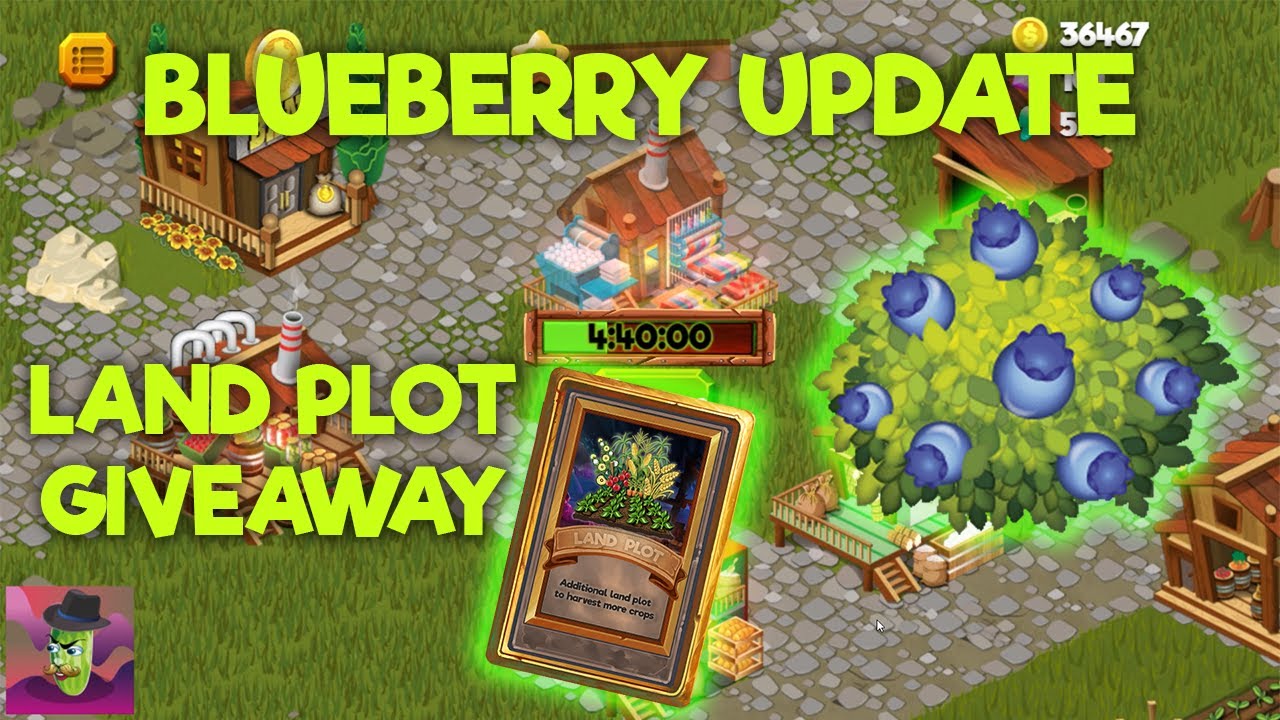 Veggies Farm NFT Game - Blueberry Update - Land Plot Giveaway!!! - New ...