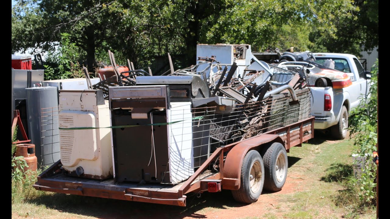 The Big Load of Scrap Metal that I brought Home Tuesday - YouTube
