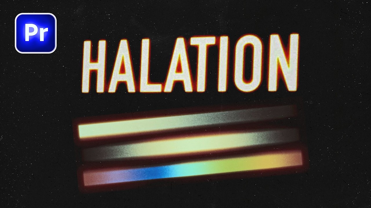 Film Halation Effect In Adobe Premiere Pro - YouTube