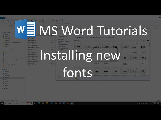 How To Download Fonts To Microsoft Word