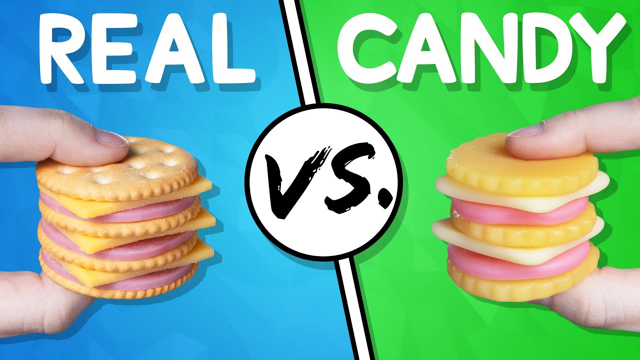 We Try the Ultimate Real vs Candy Challenge #14 - YouTube