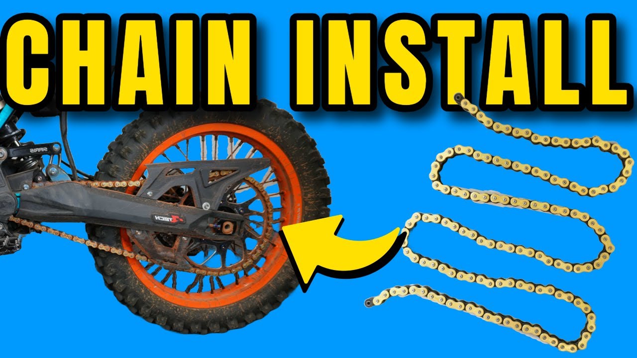 E-Moto Chain Install Guide! // Talaria, Surron, E-Ride - YouTube