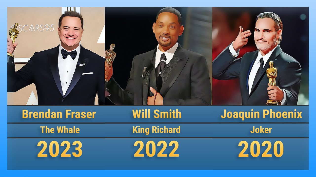 All Best Actor OSCAR Winners 1990-2023 - YouTube