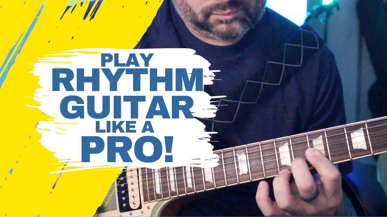 How to play RHYTHM guitar like a PRO? Play chords like a lead guitarist ...