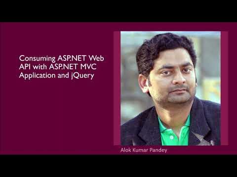 Consuming ASP NET Web API with ASP NET MVC Application and jQuery - YouTube