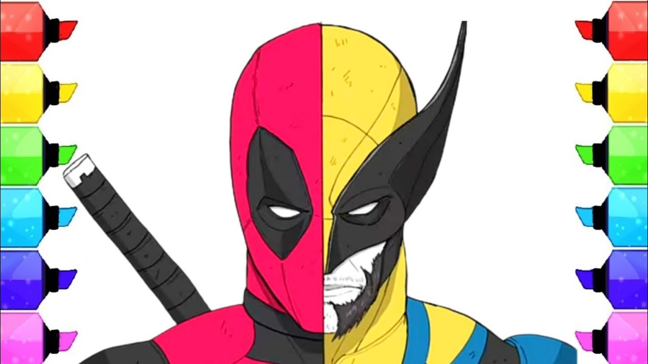 How To Draw Deadpool & Wolverine | Step By Step | Deadpool 3 - YouTube