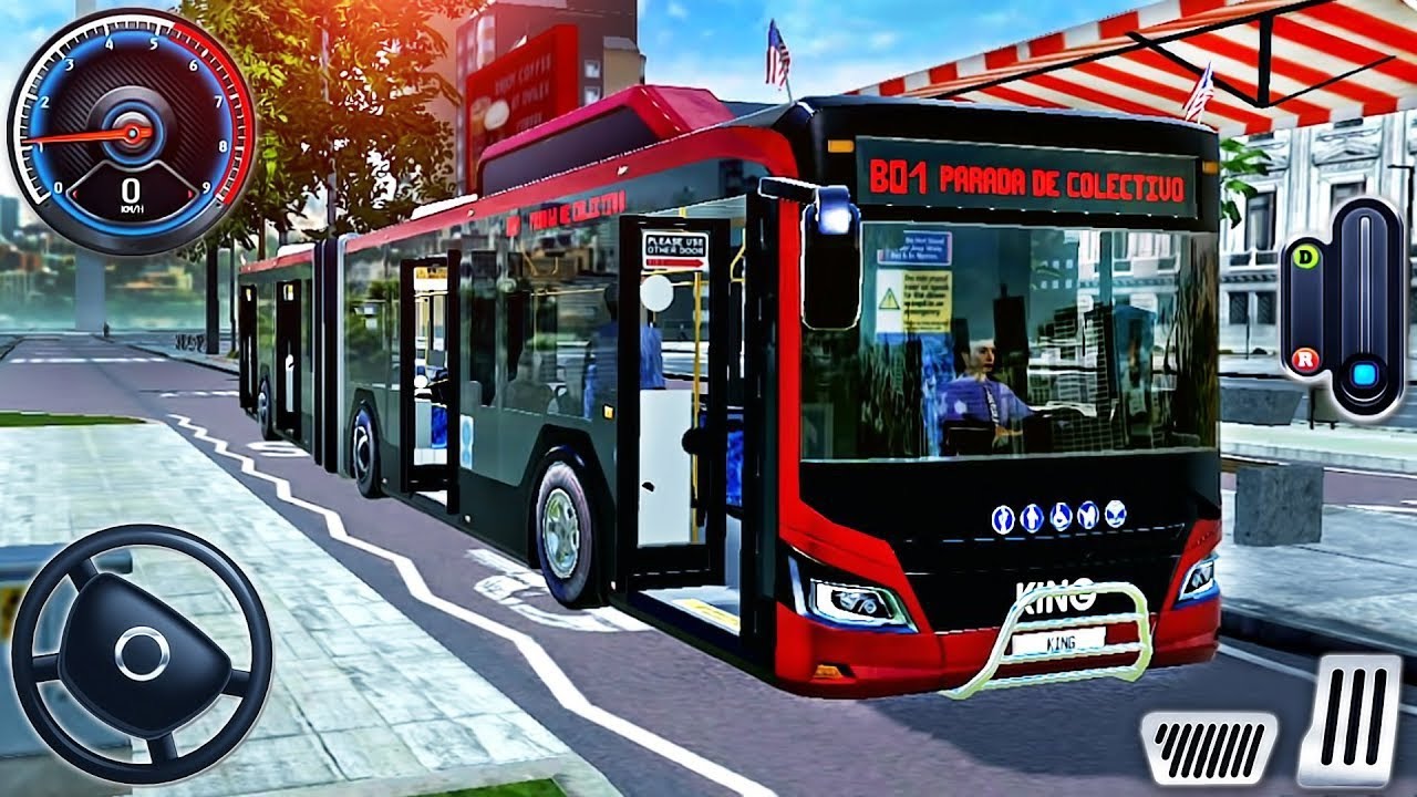 Coach Articulated Bus Realistic Driving Simulator New Bus in City ...
