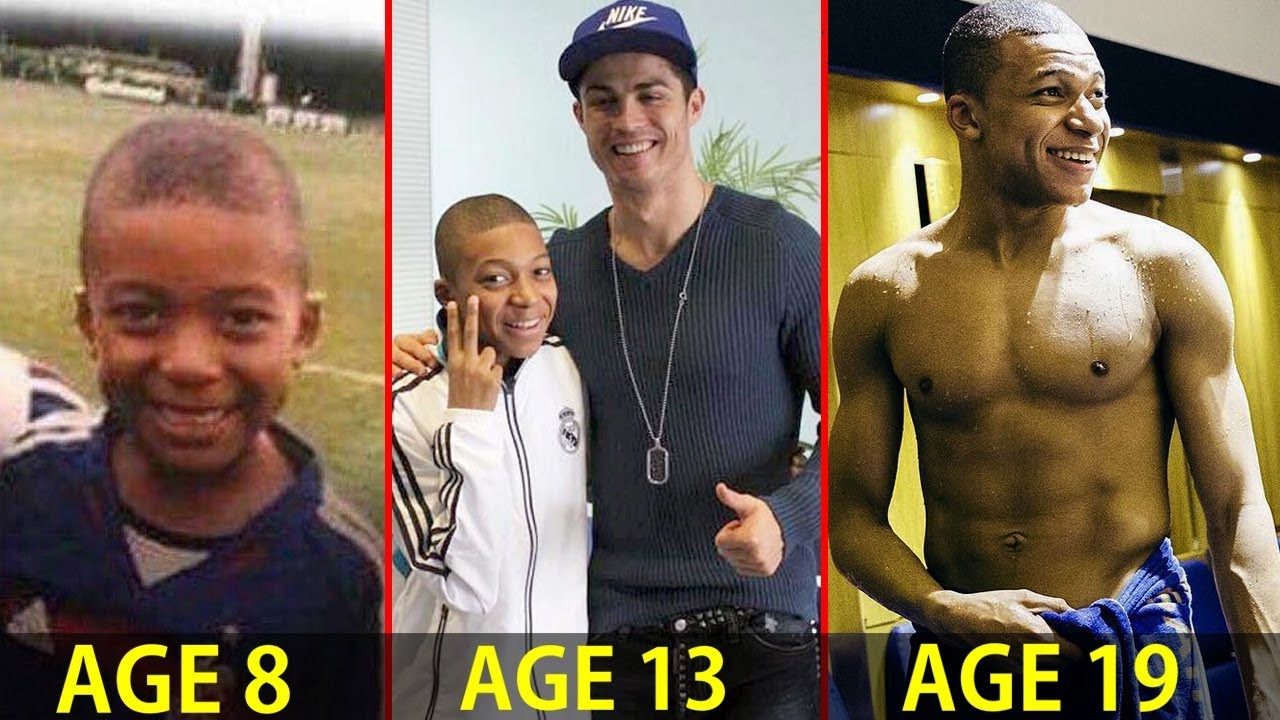 Kylian Mbappé - Transformation From 5 To 19 Years Old - YouTube