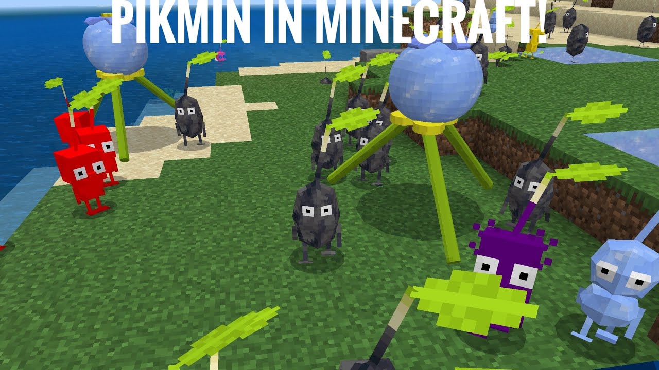 Pikmin In Minecraft! - YouTube