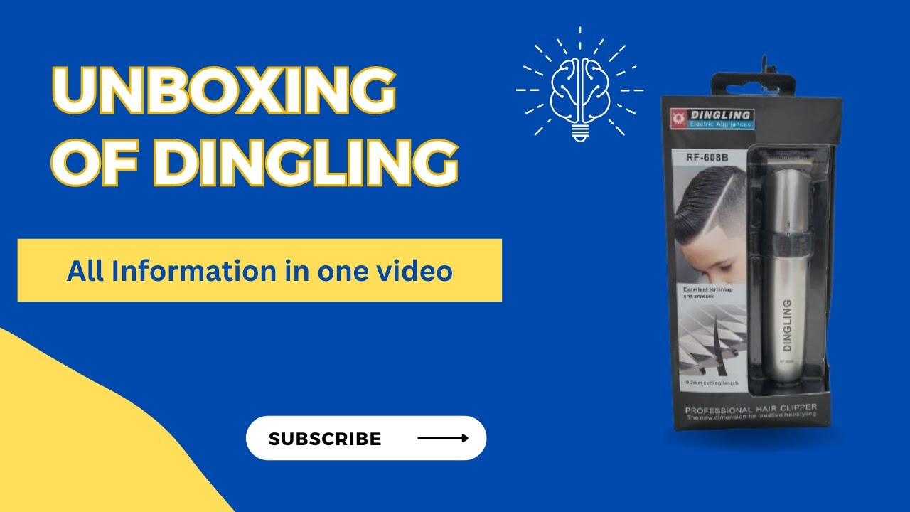 Unboxing Dingling Rf-608 || New video of unboxing || Dingling 0.2mm ...