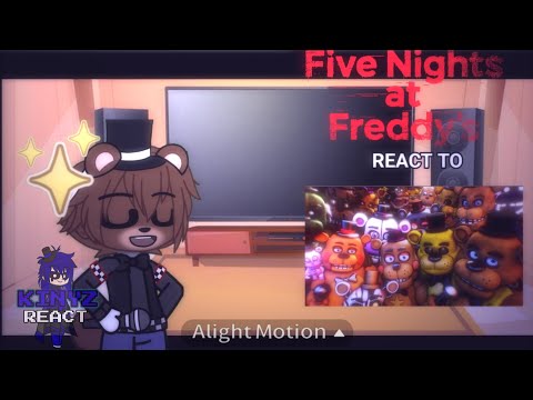 Fnaf 1 React to Every Freddy in a Nutshell // Gacha React // [Made by Kinyz]