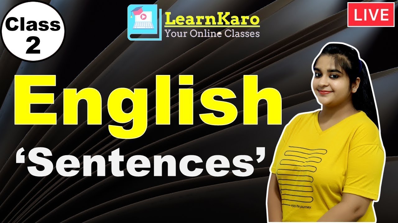 Class 2 | English | Sentences - YouTube