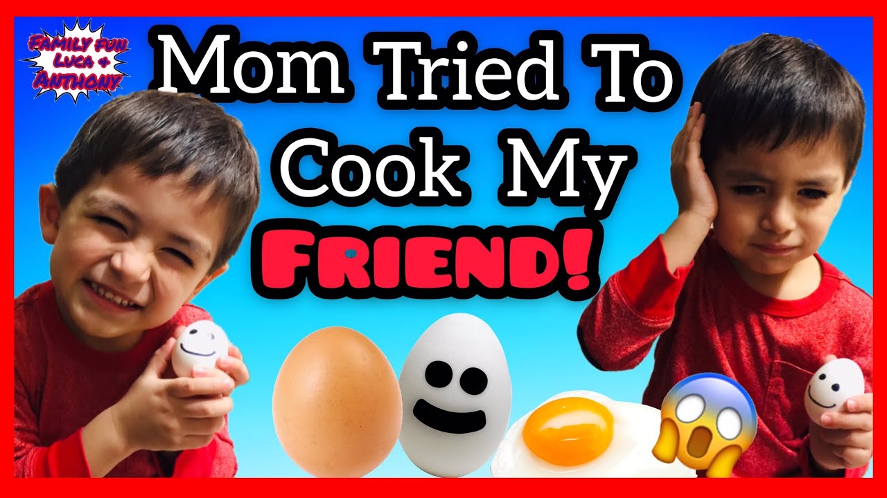 THE EGG CHALLENGE🥚!! EGG-CELLENT FRIEND! || FAMILY FUN LUCA N ANTHONY ...