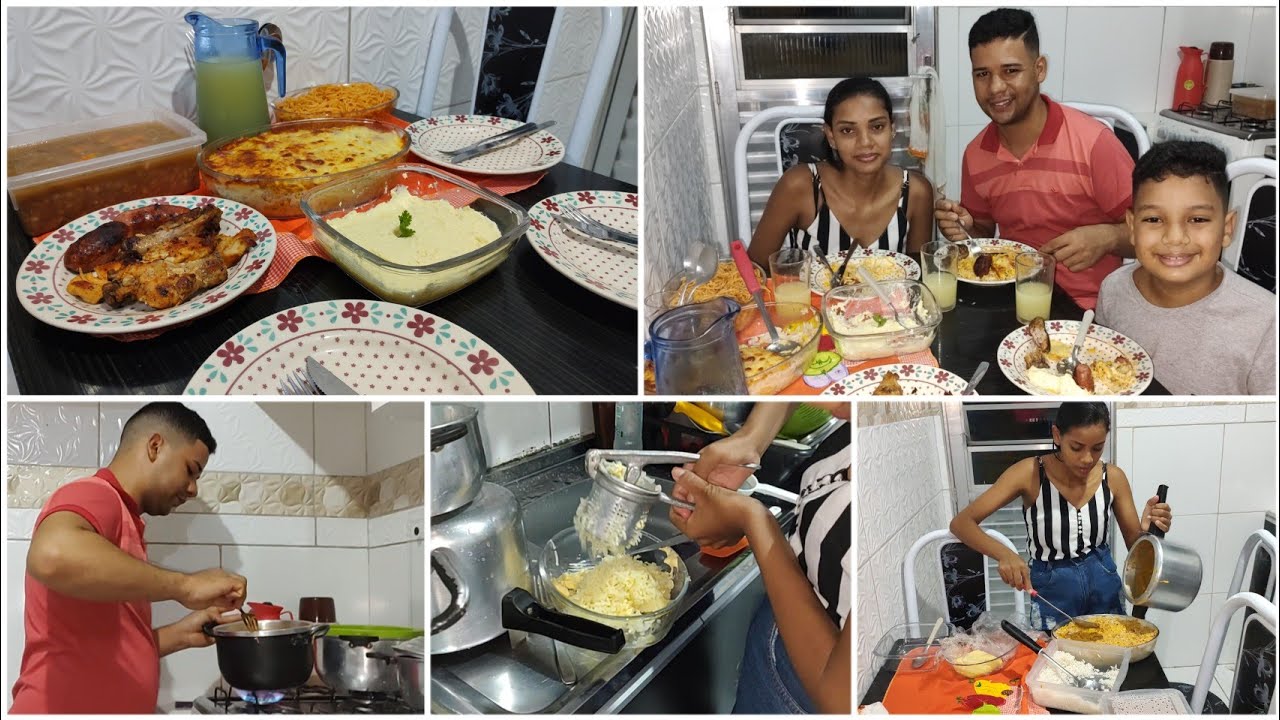 NOSSO ALMOÇO EM FAMÍLIA! SIMPLES RÁPIDO E BEM DELICIOSO 😋 VÂNIA FEZ UM ...