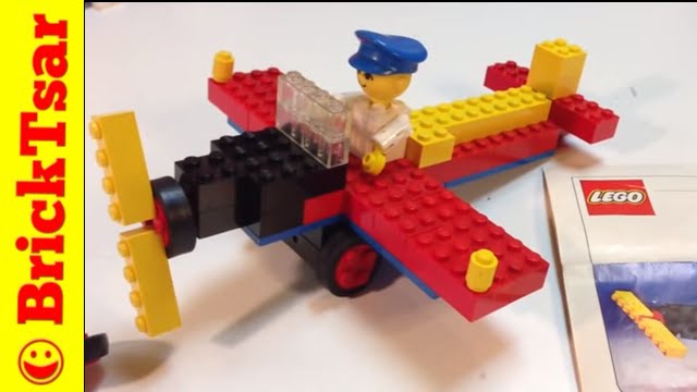LEGO SET 195 Building Set With People Airplane from 1975 VINTAGE - YouTube