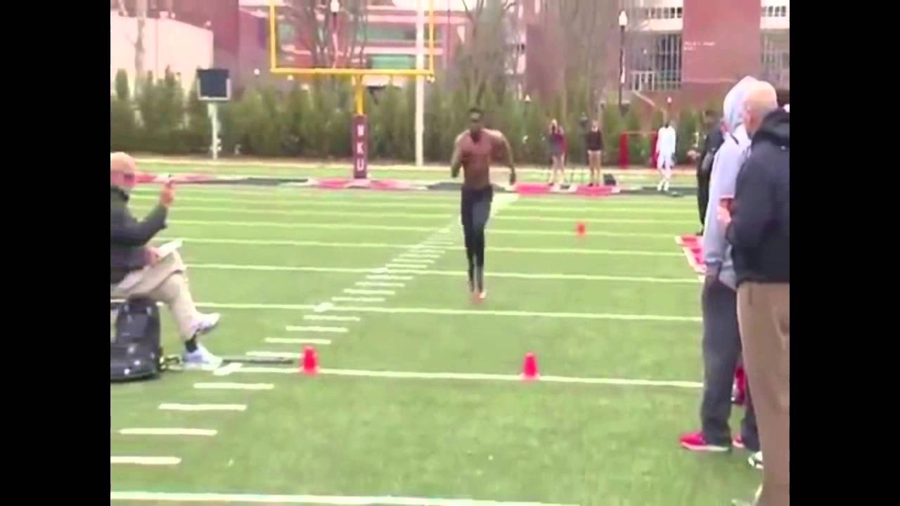 Dalton Patterson WKU Pro Day 2015 - YouTube