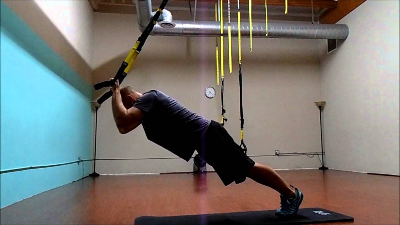 trx superman tricep extension - YouTube