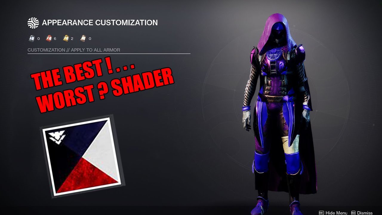 BEST! worst shader? - Destiny 2 Fashion - YouTube