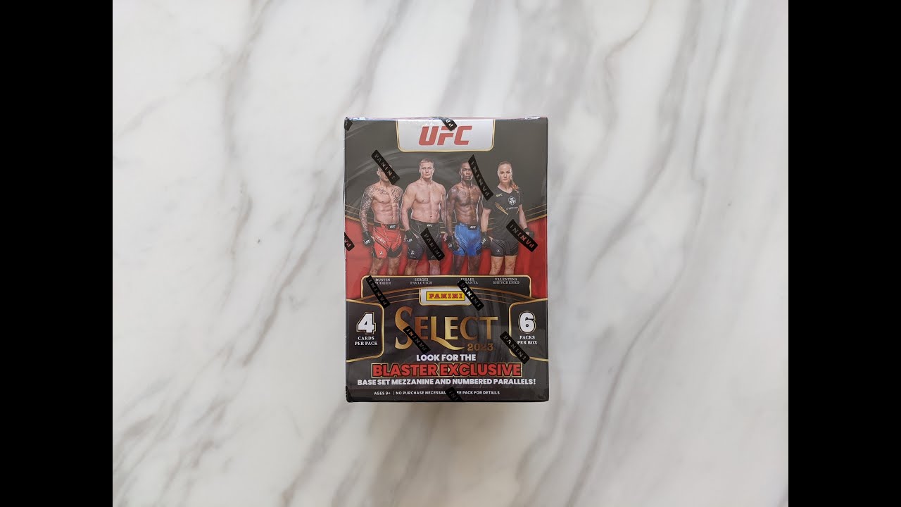 [Cards] 2023 Panini UFC Select Blaster Box Unboxing #2 - YouTube