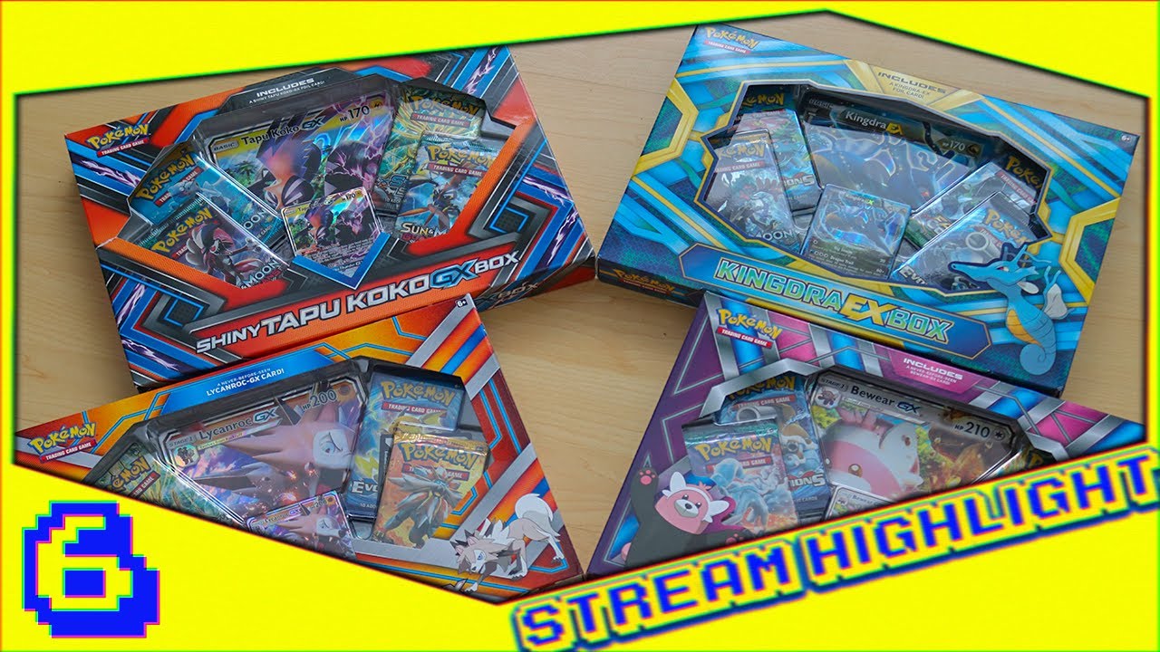 Stream Highlight #6 - HUGE POKEMON BOX OPENING PART 1 - YouTube