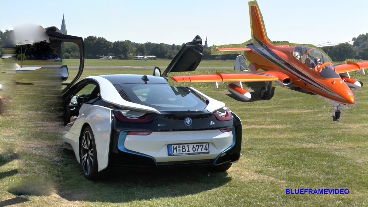 BMW i8 vs Jet (modelplane) Watch Full HD - YouTube