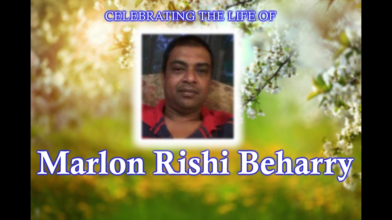 Home Viewing of the Late Marlon Rishi Beharry - YouTube