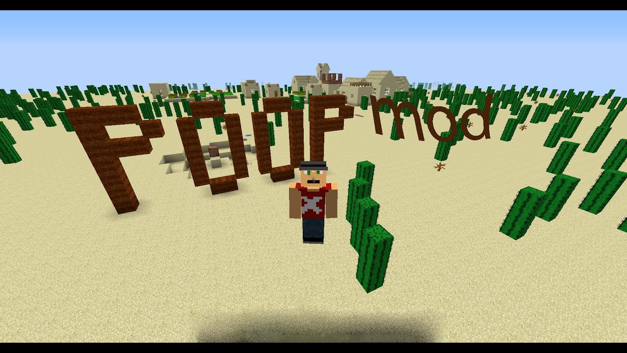 poop in minecraft - YouTube