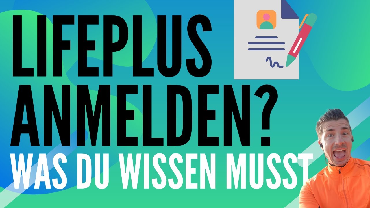 Bei LifePlus anmelden? Was du nicht tun solltest ... - YouTube