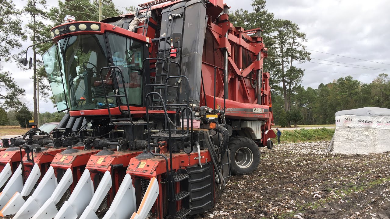 2020 Cotton season has begun, Case 635 Module Express getting stuck ...