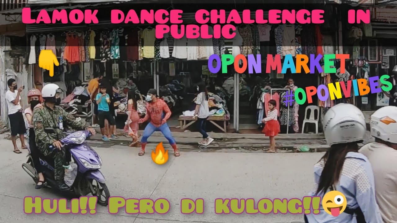 lamok dance challenge in public,Opon public market,#lamokdancechallenge ...