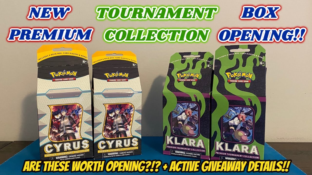 NEW Klara and Cyrus Premium Tournament Collection Box Pokemon Card ...