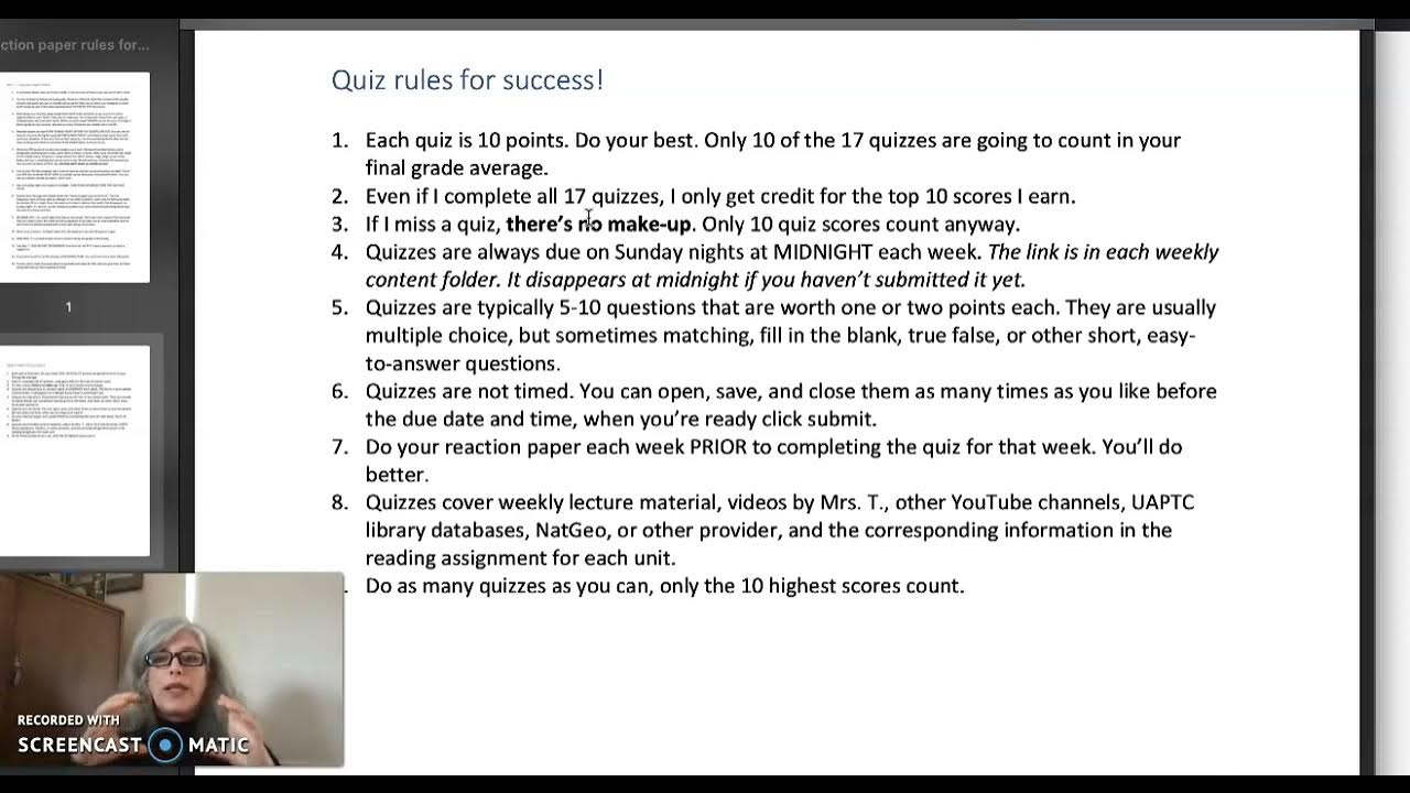 How do I earn points in this class part two: Quizzes Tests Projects ...